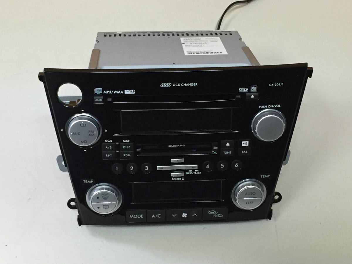 E21 KENWOOD ケンウッド GX206JEF2 SUBARU 純正カーオーディオの落札情報詳細 - Yahoo!オークション落札価格検索 オークフリー