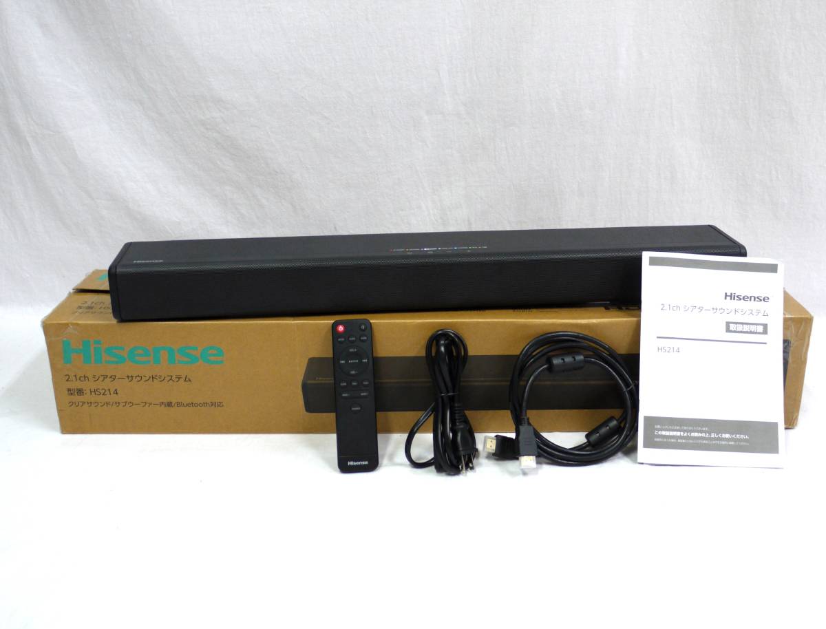 【新品】Hisense HS512 ホーム シアター サウンド システム 新品 Dolby Atmos Bluetooth 5.1.2ch ...