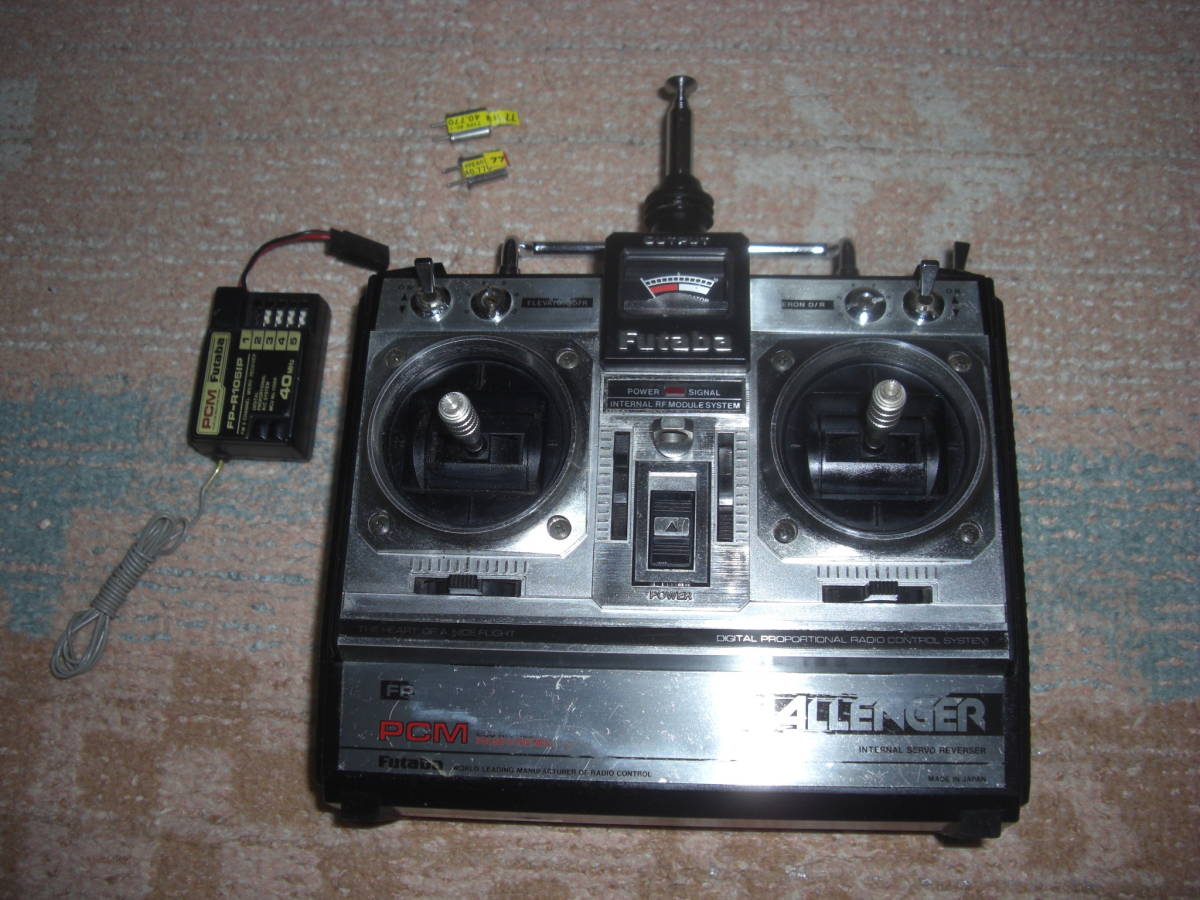 Futaba PCM FP-T5NP CHALLENGER/PCM Futaba FP-R105IP 40MHz77バント 送受信機セットの ...