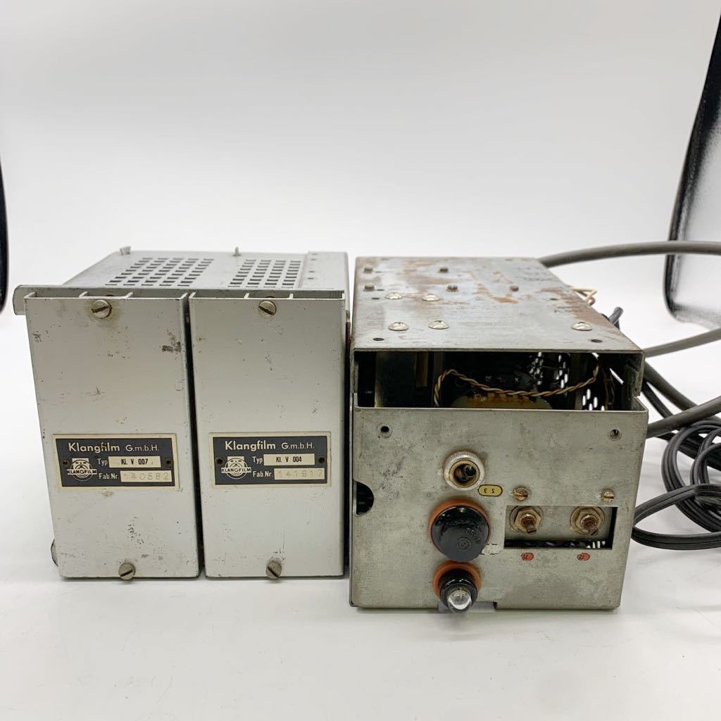 KLANGFILM クラングフィルム KL Q509 1台 セレン整流 直流電源 DC12V OUT WE 555 594 励磁電源 直流電源 ...