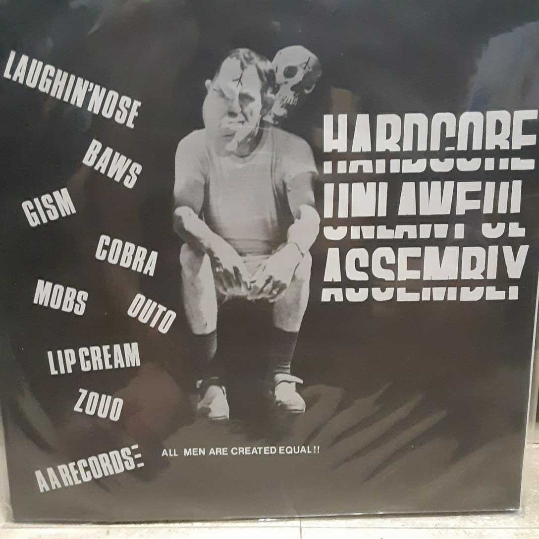 ハードコア不法集会 オリジナルLP gism zouo outo mobs swankys confuse lip cream death side gauze punk crust ...