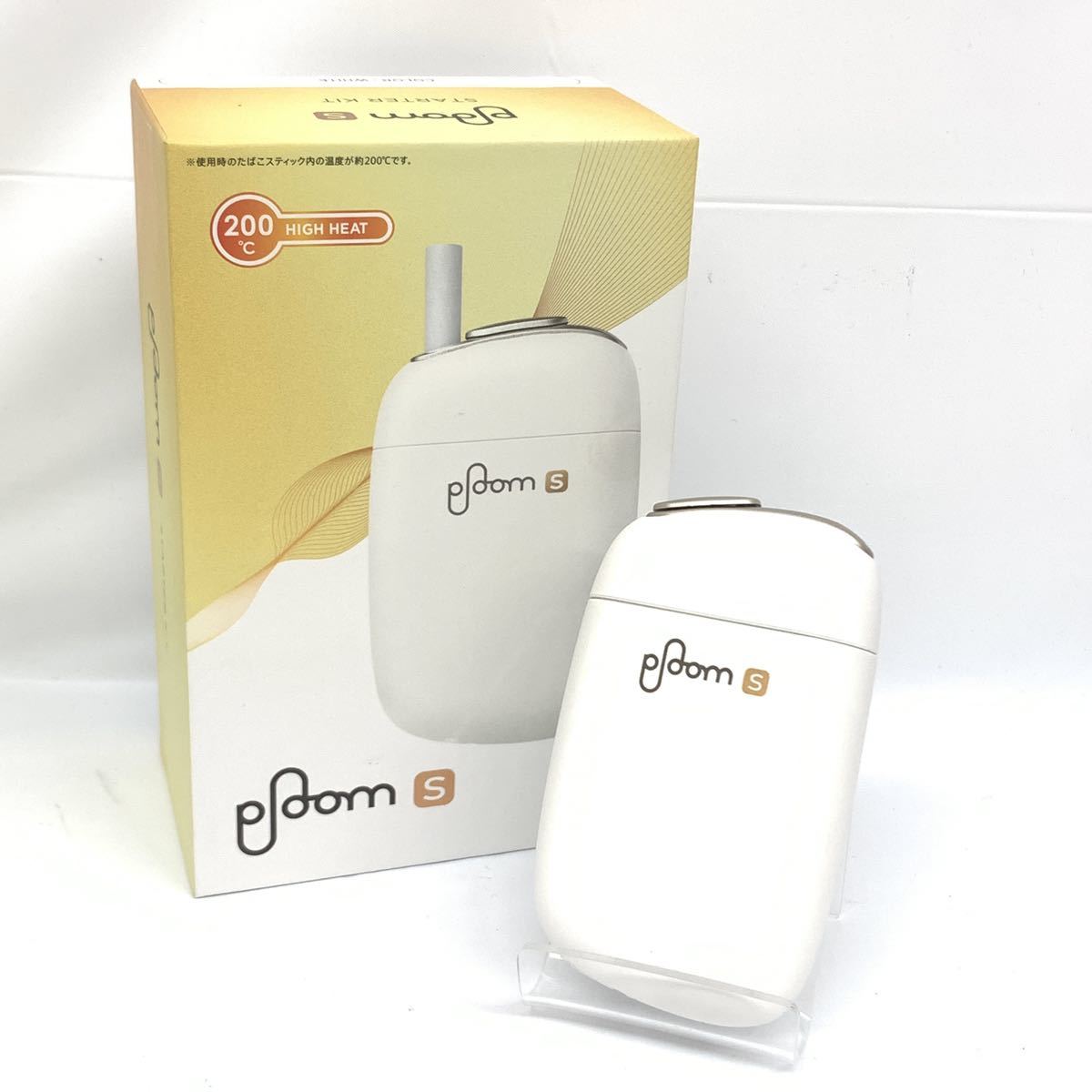 【1円スタート】PloomS プルームS STARTER KIT スターターキット 本体 ホワイト PS1 加熱式タバコ 電子タバコ 喫煙 ...