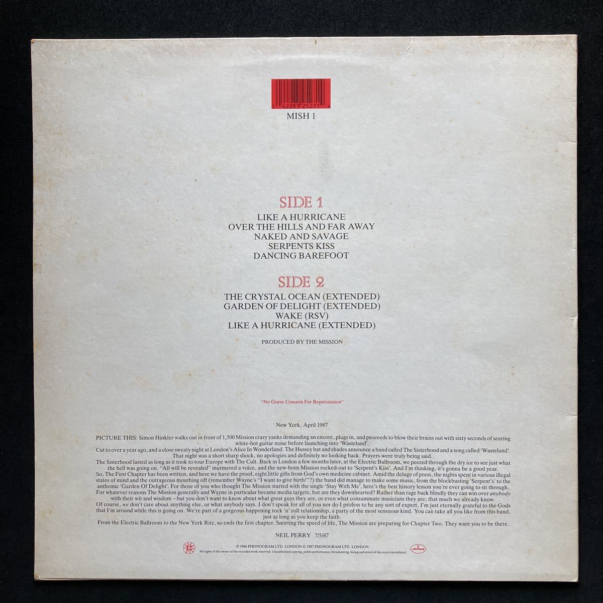 【傷や汚れあり】LP THE MISSION / THE FIRST CHAPTERの落札情報詳細 - ヤフオク落札価格検索 オークフリー