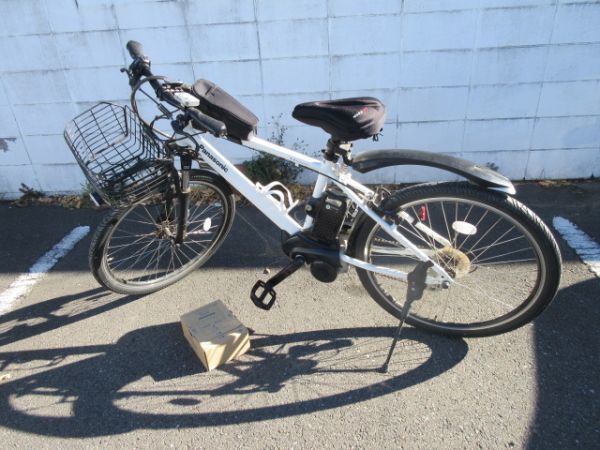 【傷や汚れあり】sy4500／【直接引取】Panasonic Hurryer 白 電動自転車 の落札情報詳細 - ヤフオク落札価格検索 オークフリー