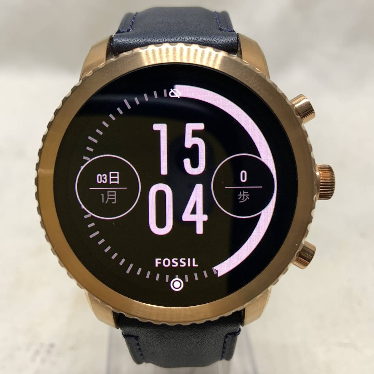 【やや傷や汚れあり】FOSSIL フォッシル/DW4A/FTW4002/GEN 3 Q eXplorist/スマートウォッチ 腕時計/充電 ...