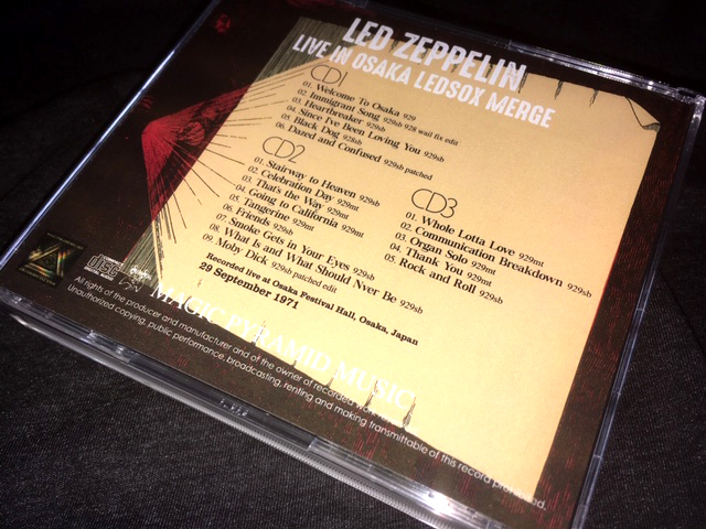【未使用】Magic Pyramid Music ★ Led Zeppelin -「Live In Osaka Ledsox Merge ...