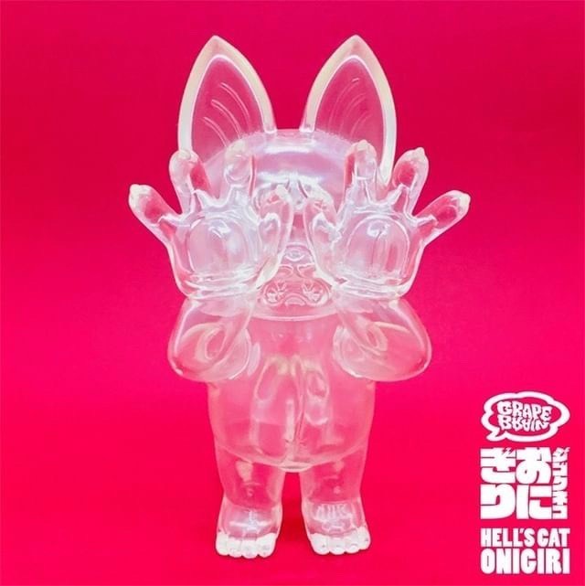 【未使用】GRAPE BRAIN グレイプブレイン ジゴクネコ おにぎり 透明 クリアバージョン 猫妖怪 ソフビトイ sofvi フィギュア 人形 アニメ 漫画の落札情報詳細 - ヤフオク落札 ...