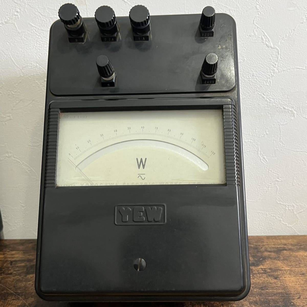 【やや傷や汚れあり】☆YOKOGAWA 横河電機☆YEW☆TYPE 2041☆PORTABLE SINGLE PHASE WATTMETER ...