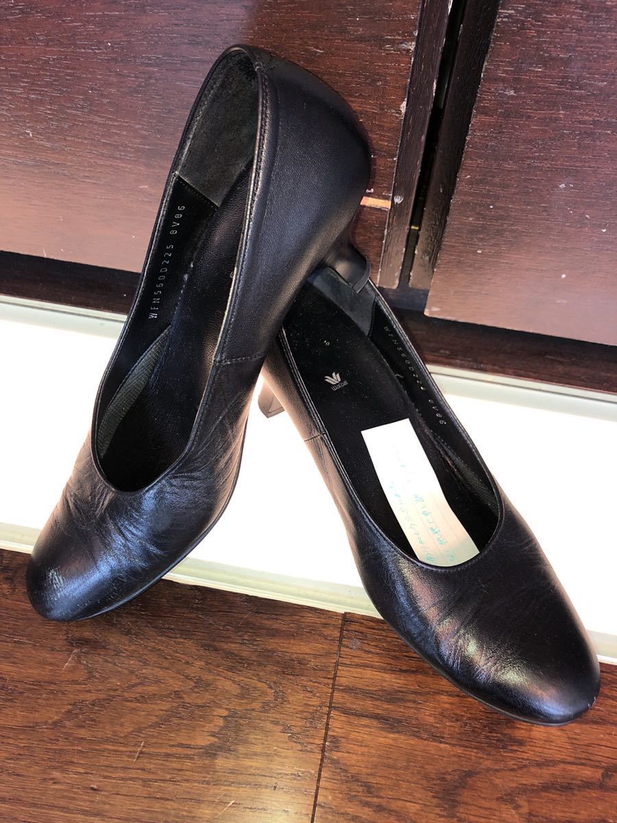 【未使用】【未使用】WACOAL success walk ワコール サクセスウォーク WIN540 パンプス 22EE ヒール フォーマル レディース 革 レザー 黒 女性用 靴 の落札情報 ...