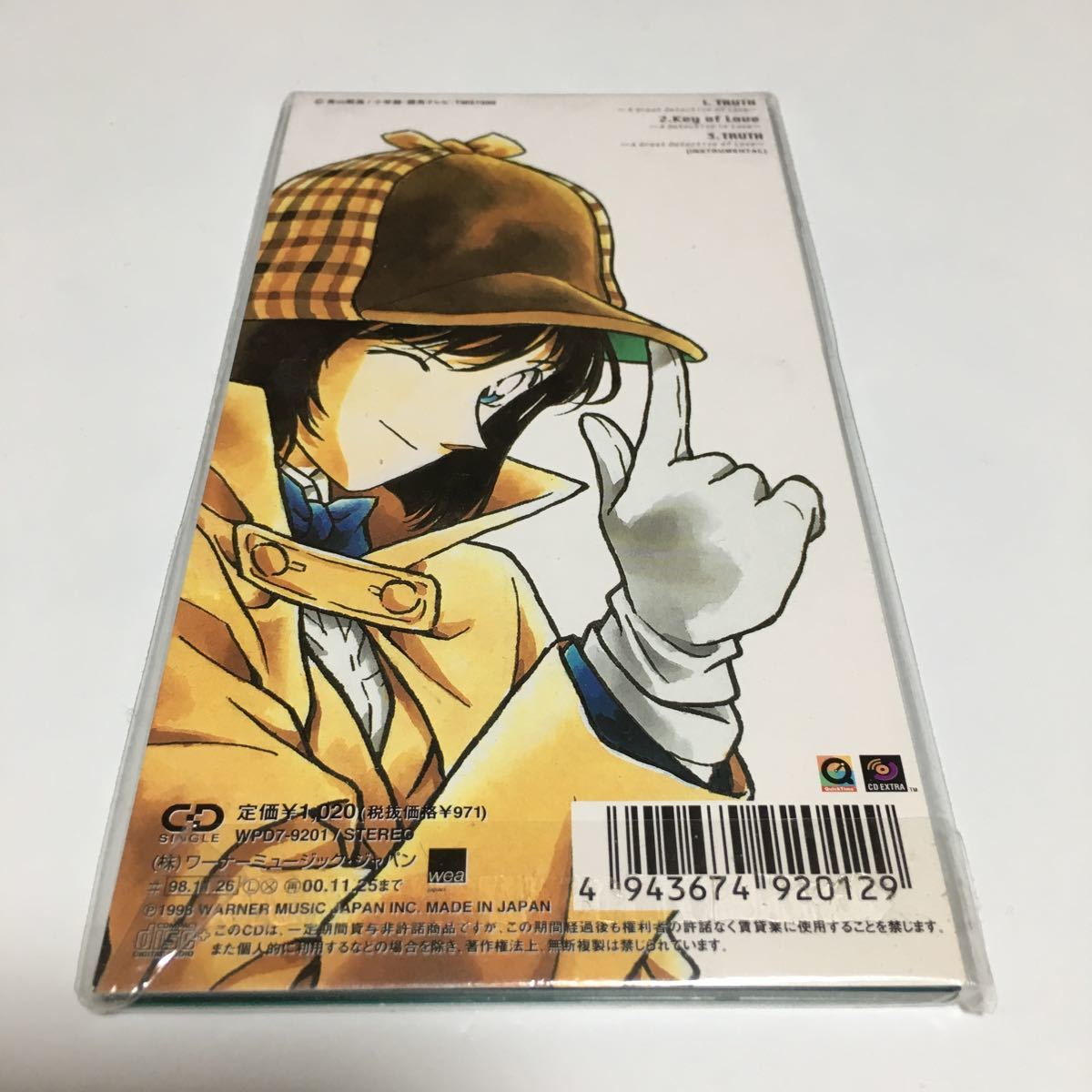 【やや傷や汚れあり】水星価格！8cm CD TWO-MIX TRUTH～A Great Detective of Love～ 名探偵コナン OP 裏表紙 名探偵コナン の落札情報詳細 ...