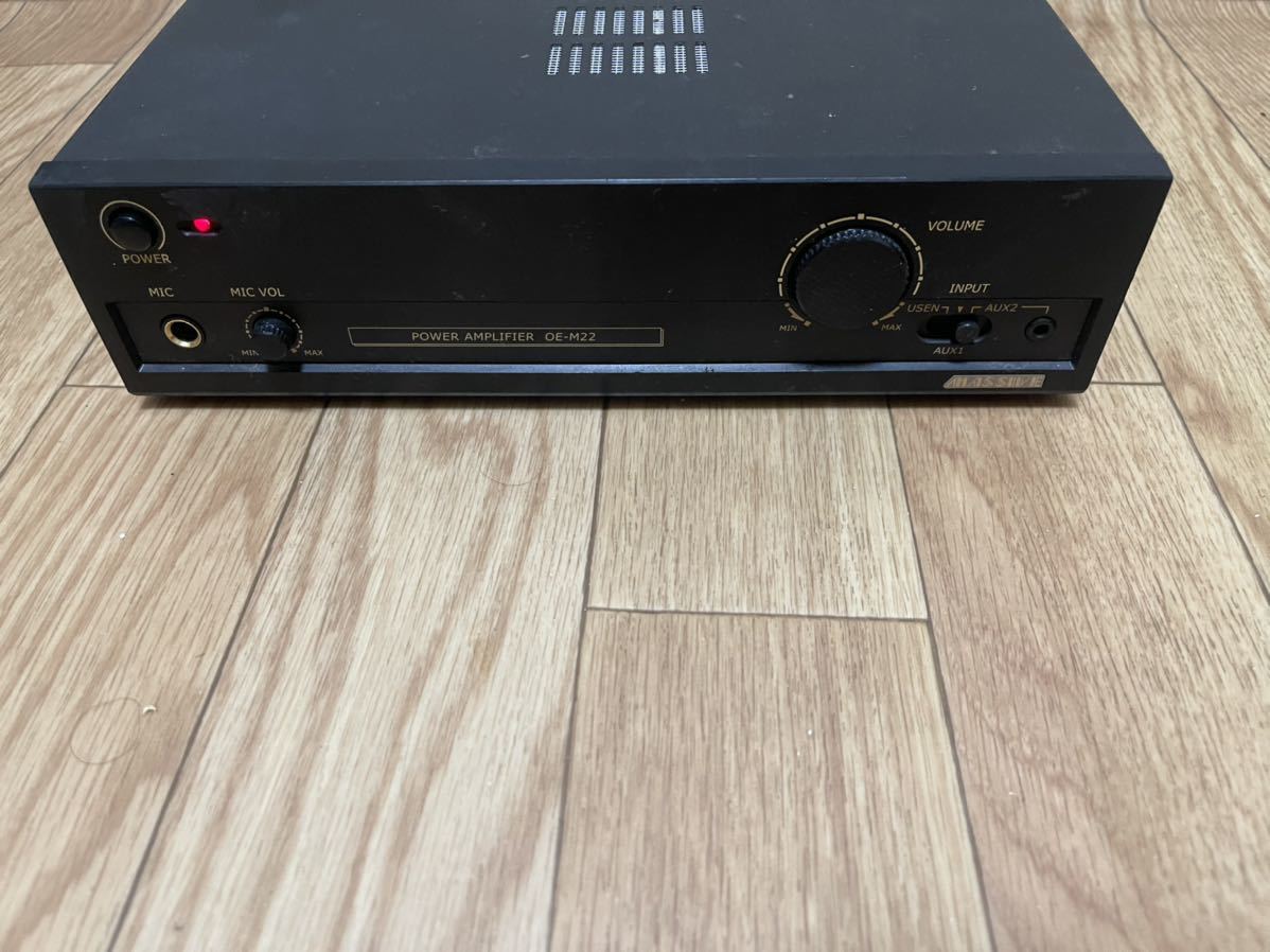 【やや傷や汚れあり】☆美品☆PHONIC AM55 アナログミキサー＆MASSIVE POWER AMPLIFIER OE-M22 パワー ...