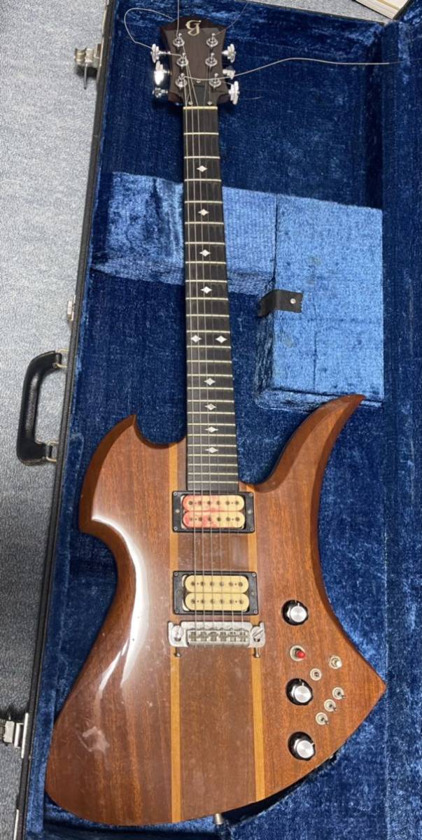 【やや傷や汚れあり】1980年製 Greco モッキンバード BC-1000 スルーネック&オールマホガニー 24F ジャパンビンテージ 専用 ...