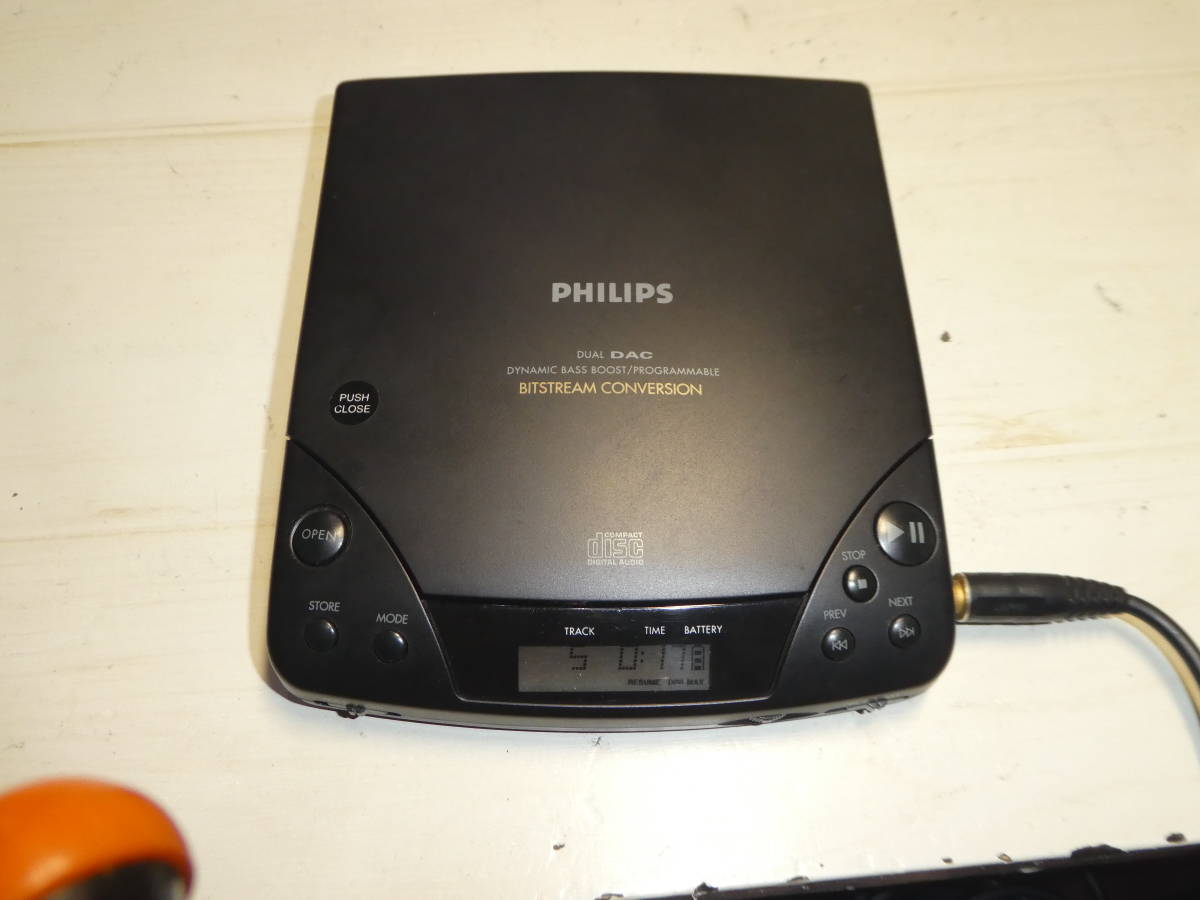 【やや傷や汚れあり】PHILIPS AZ6821/06B ポータブルCDプレイヤー 動作良好の落札情報詳細 - ヤフオク落札価格検索 オークフリー