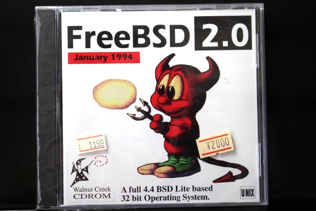 【未使用】FreeBSD 2.0 CD-ROM 未開封の落札情報詳細 - ヤフオク落札価格検索 オークフリー