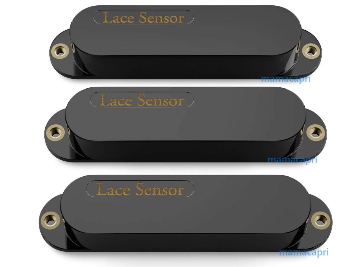 【未使用】★新品 Lace Music Gold 5.8k Sensor Black S/S/S Pickup Set レース センサー ...
