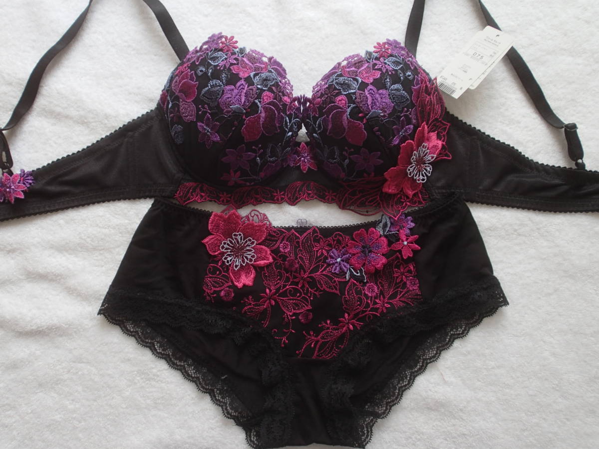 【未使用】ワコール♪サルート 【おとめ座】 デメテル BL D75＆ローライズ・ショーツL♪ P-upの落札情報詳細 - Yahoo!オークション落札価格検索 オークフリー