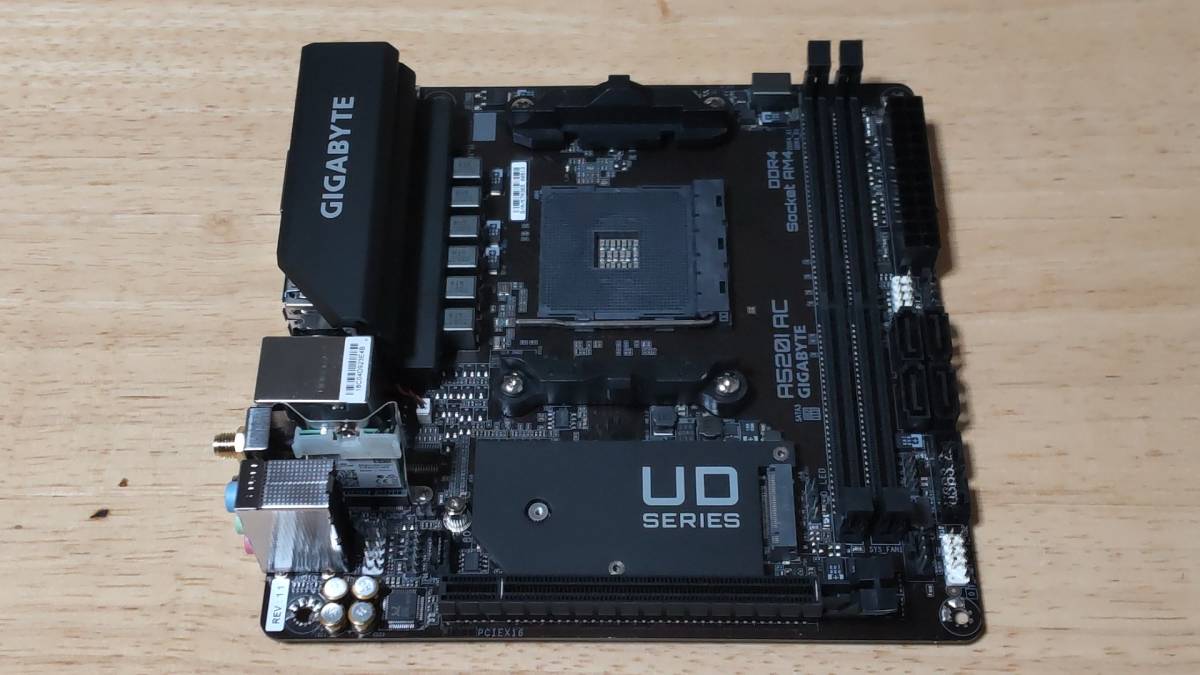 【目立った傷や汚れなし】GIGABYTE A520I AC Mini-ITX SocketAM4 ギガバイトの落札情報詳細 - Yahoo!オークション落札価格検索 オークフリー