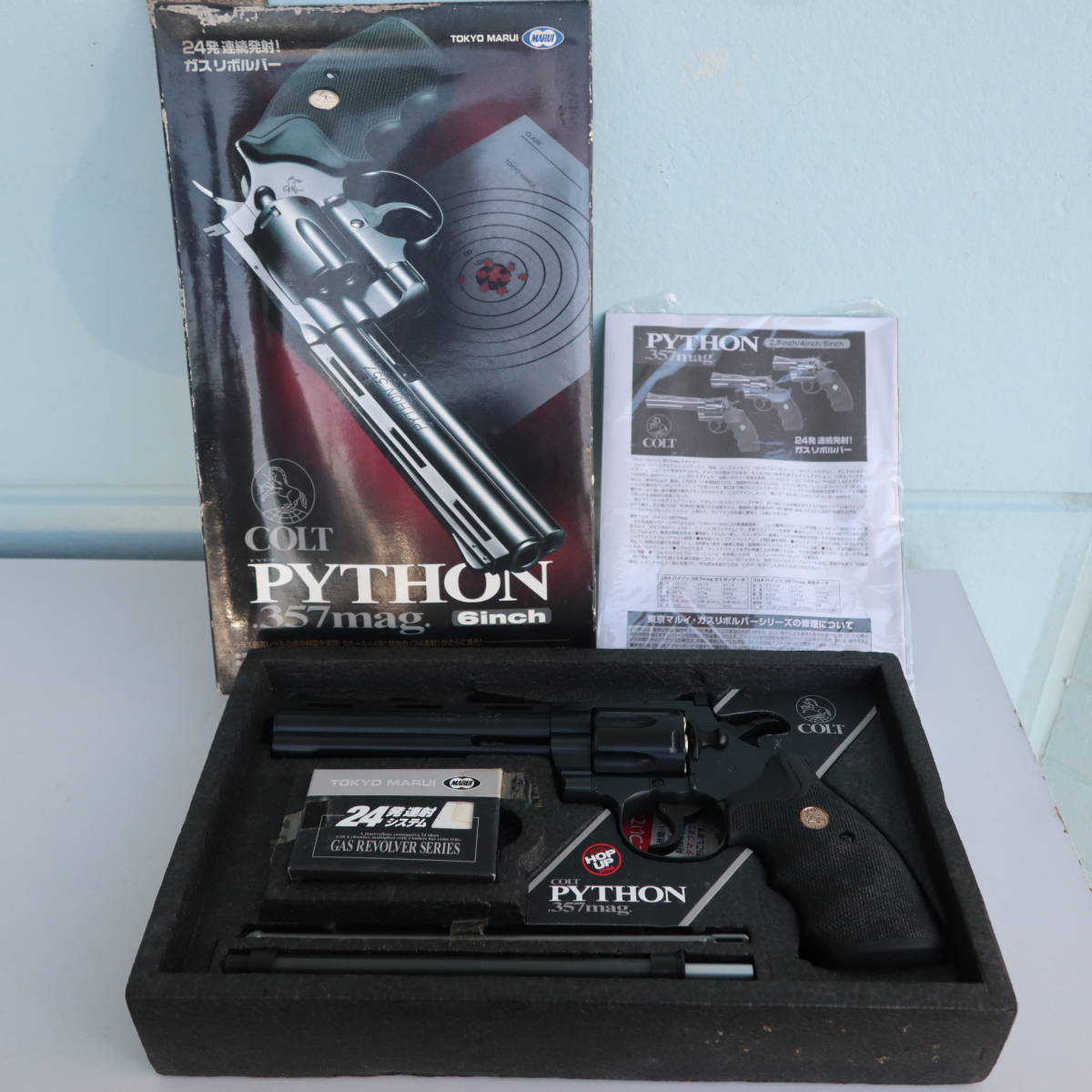 【新品】★未使用品 未発火 MGC TAITO PPC カスタム PYTHON コルト パイソン 357 2.5インチ hw モデルガン リボルバー 木製 グリップ の落札情報詳細| ヤフオク ...