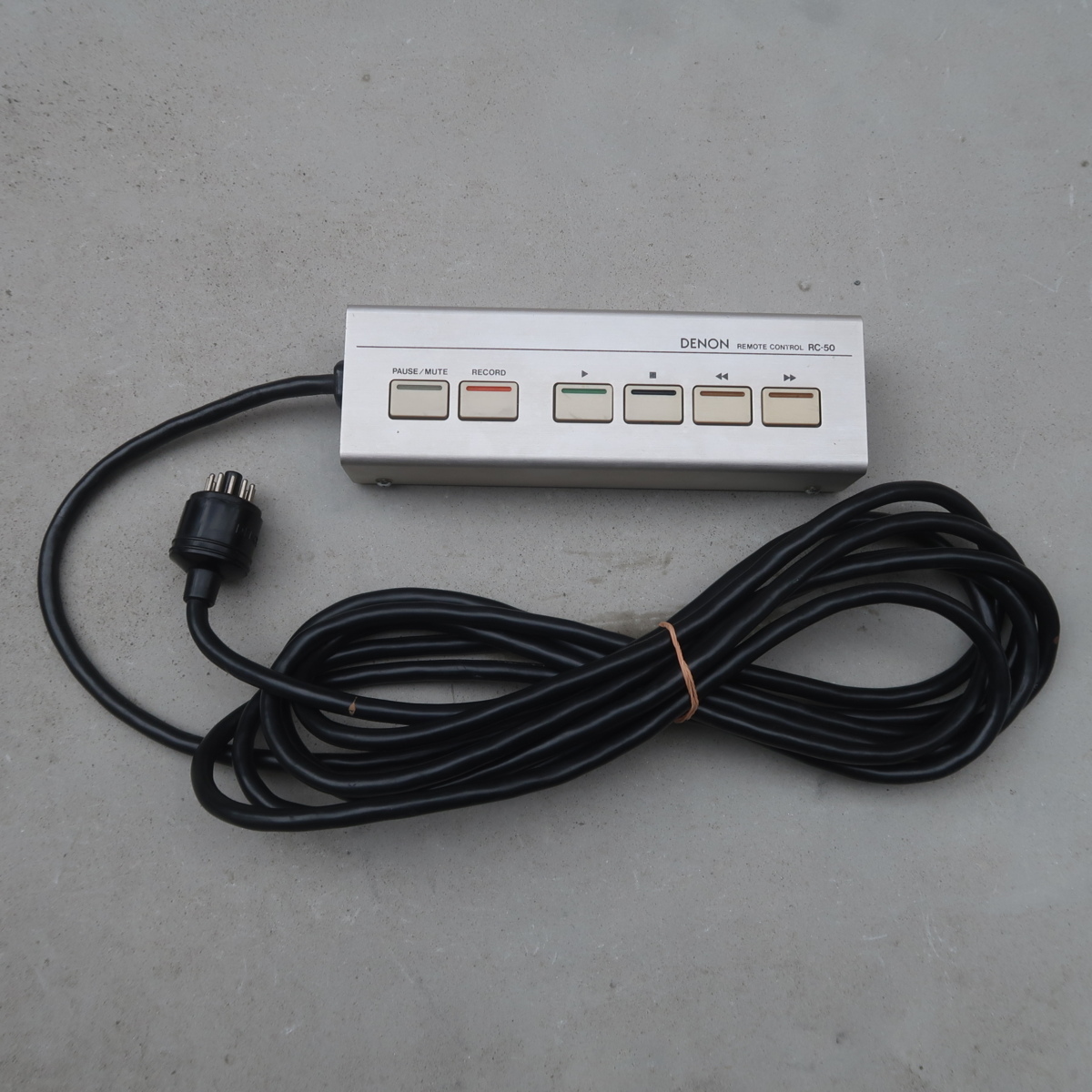 【やや傷や汚れあり】Q08138【発送可!】DENON デノン オープンリールデッキ用 リモコンRC-50 REMOTE CONTROLの落札 ...