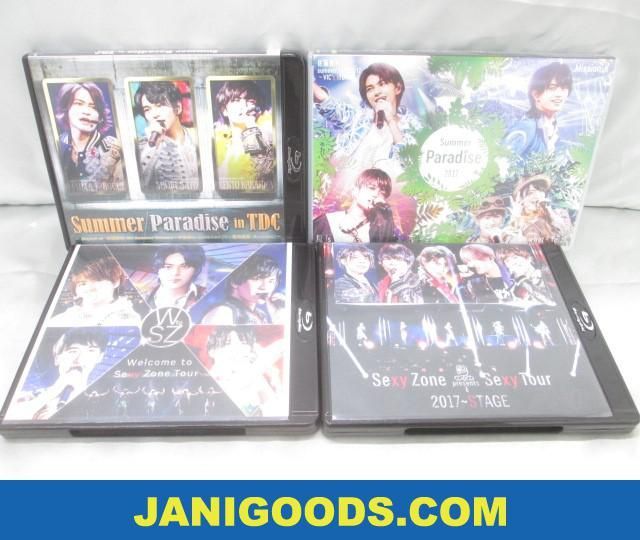 【やや傷や汚れあり】Sexy Zone Blu-rayセット Summer Paradise in TDC/2017/Sexy Tour 2017～STAGE/Welcome to Sexy ...