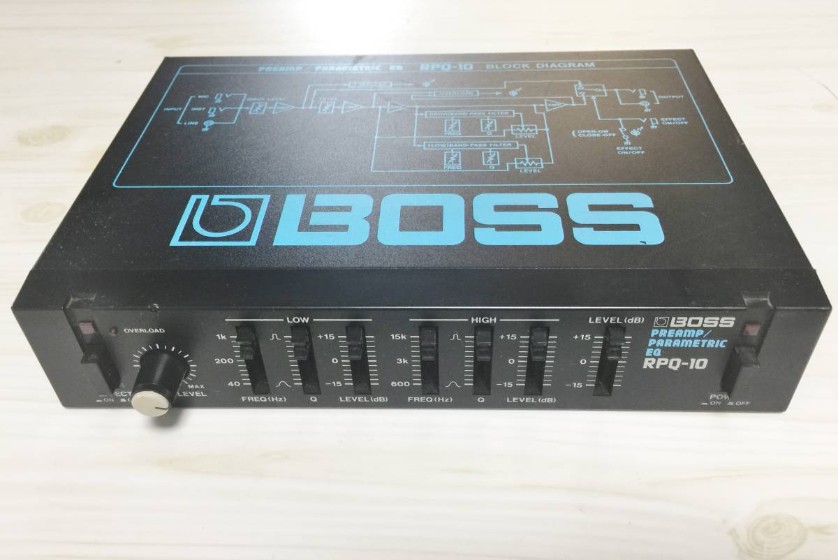 【やや傷や汚れあり】即決 BOSS RPQ-10 PREAMP/PARAMETRIC EQ パライコ FILTER の落札情報詳細| ヤフオク ...