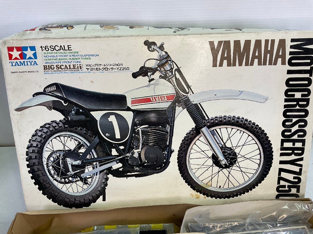 【ジャンク】TAMIYA タミヤ 田宮模型 1/6 ビッグスケールシリーズNo.11 ヤマハモトクロッサーYZ250 YAMAHA MOTOCROSSER バイク プラモデル の落札情報詳細 ...