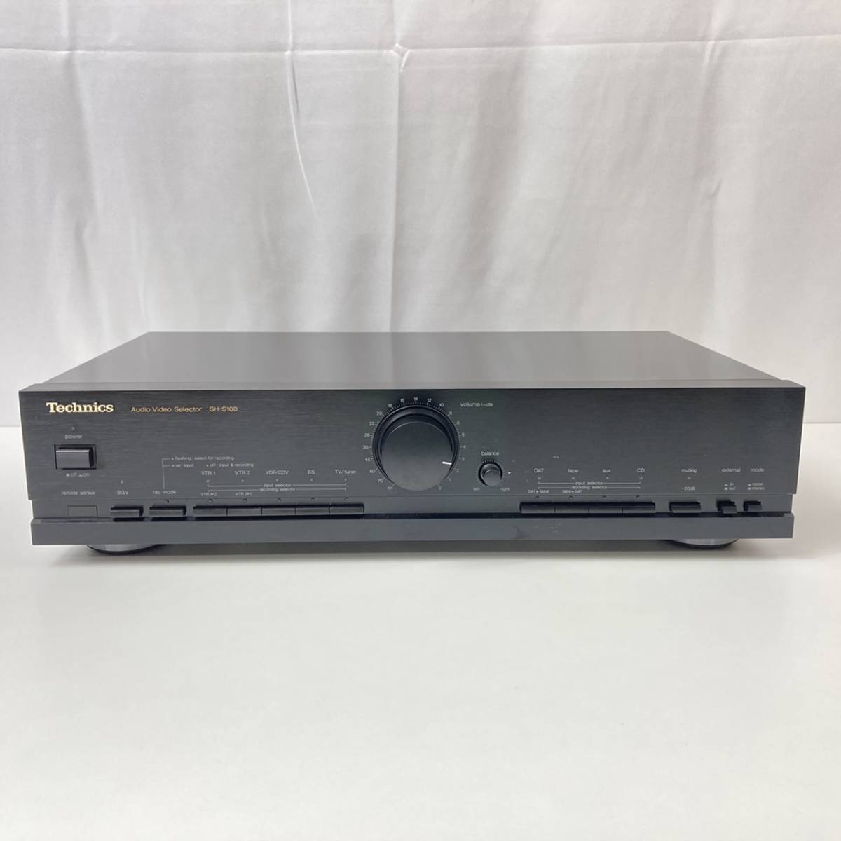 【目立った傷や汚れなし】Technics テクニクス オーディオビデオセレクター SH-S100【簡易動作確認のみ】の落札情報詳細 - Yahoo!オークション落札価格検索 オークフリー