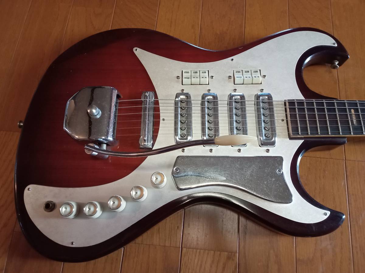 【中古】x3 KAWAI 昭和ヴィンテージ ビザール スイッチ系 ギター ハウンドドッグ テイラー カワイ 楽器 Hound Dog ...