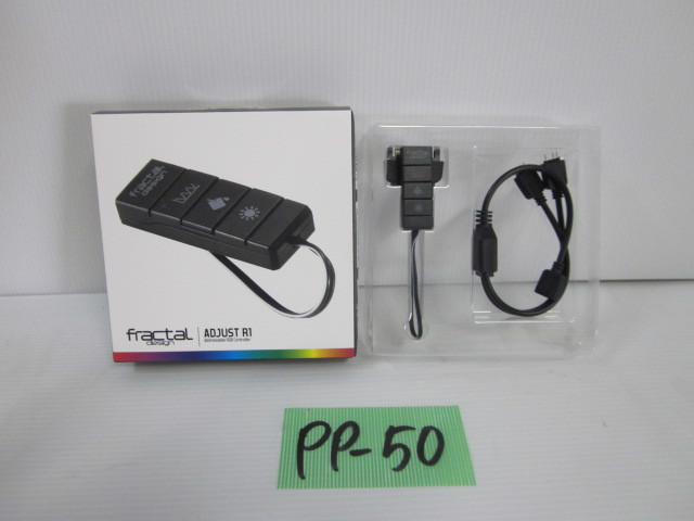【未使用】PP-50 Fractal Design Adjust R1 RGB Fan controller ファンコントローラー ...