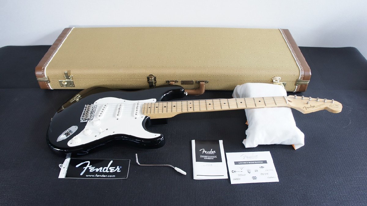 【やや傷や汚れあり】[KH][Sa157920S] Fender USA フェンダー Eric Clapton Stratocaster ...