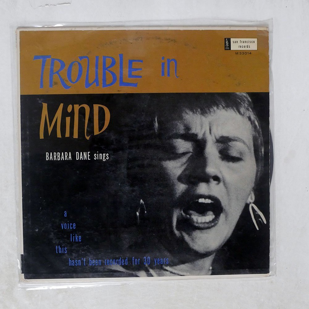【やや傷や汚れあり】US ORIGINAL BARBARA DANE/TROUBLE IN MIND/SAN FRANCISCO M33014 ...
