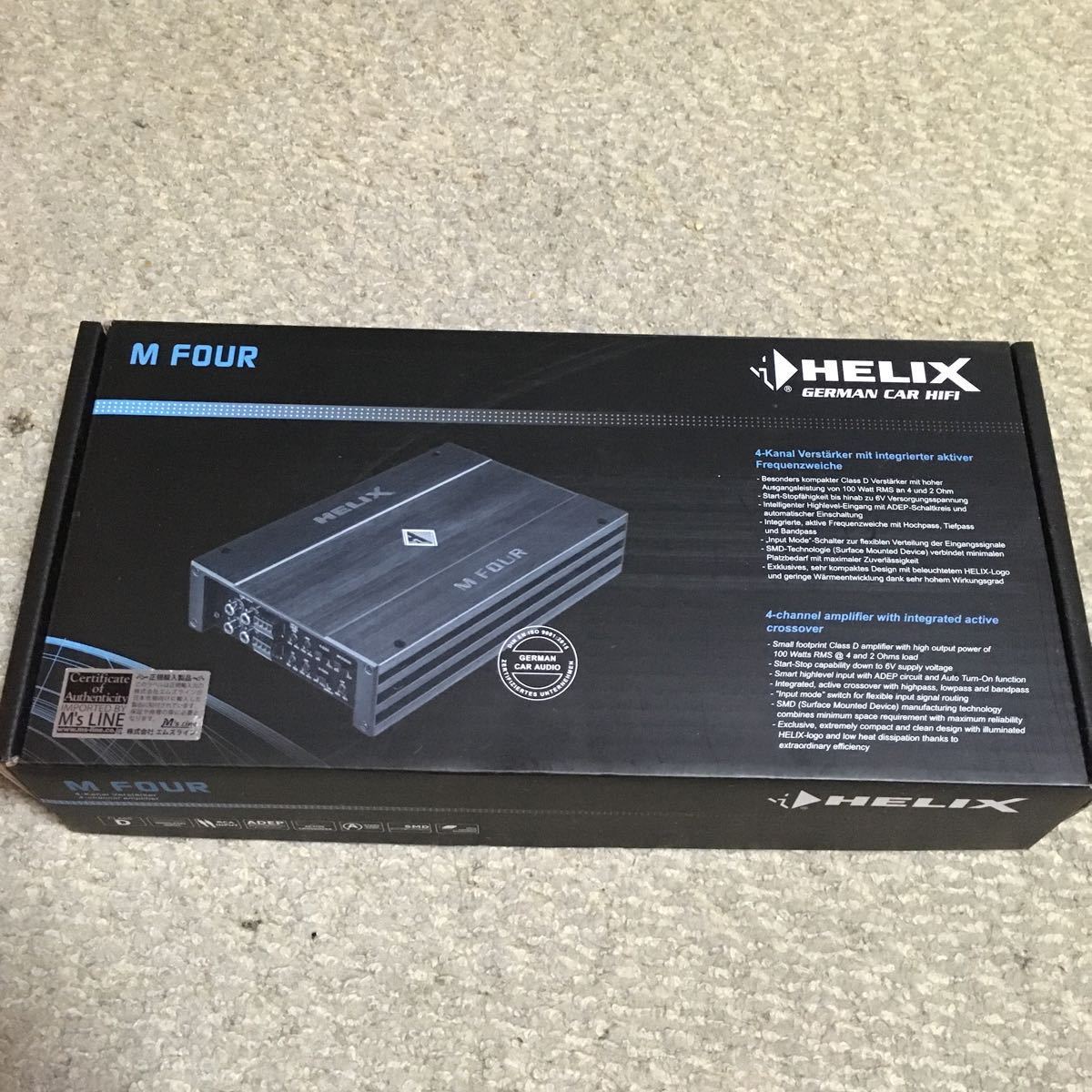 【未使用】【新品】HELIX ヘリックス 4chパワーアンプ M-FOURの落札情報詳細 - ヤフオク落札価格検索 オークフリー
