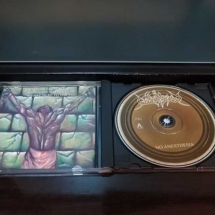 【目立った傷や汚れなし】WITCHTRAP no anesthesia スラッシュ THRASH METAL レア盤 kreator destruction sodom possessed ...