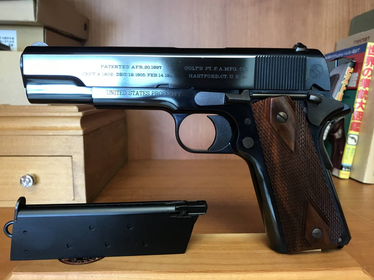 【目立った傷や汚れなし】WA コルト ガバメント M1911 アーリー ブルースチールカスタムの落札情報詳細 - Yahoo!オークション落札価格検索 オークフリー