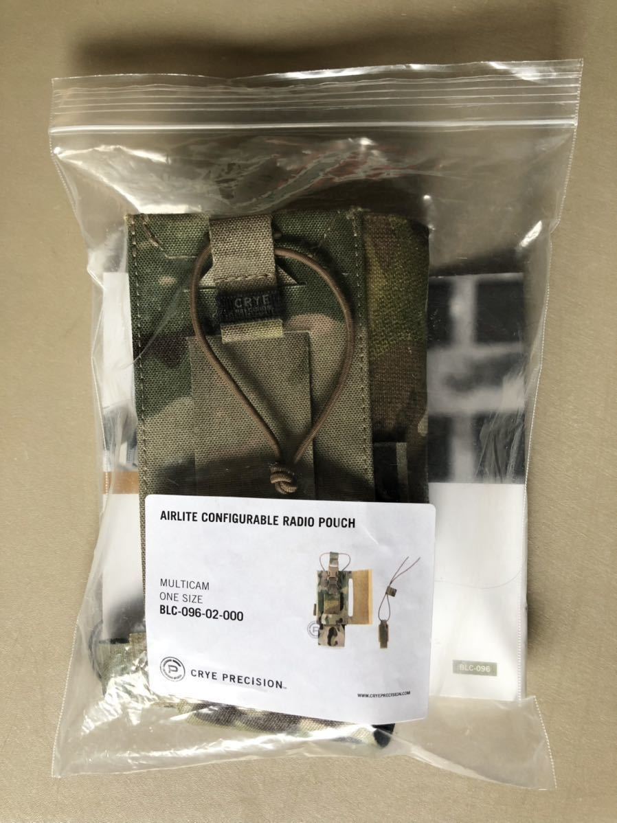 【やや傷や汚れあり】CRYE PRECISION AIRLITE CONFIGURABLE RADIO POUCH(MULTICAM)中古② ...
