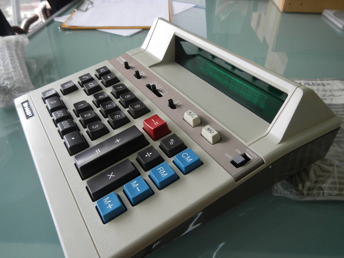 中古品/SHARP/COMPET/CS-2122H/電卓/レトロ電卓/計算機/蛍光表示/昭和レトロ/可動品/現状渡し/シャープ/100V の落札情報詳細| ヤフオク落札価格情報 オークフリー