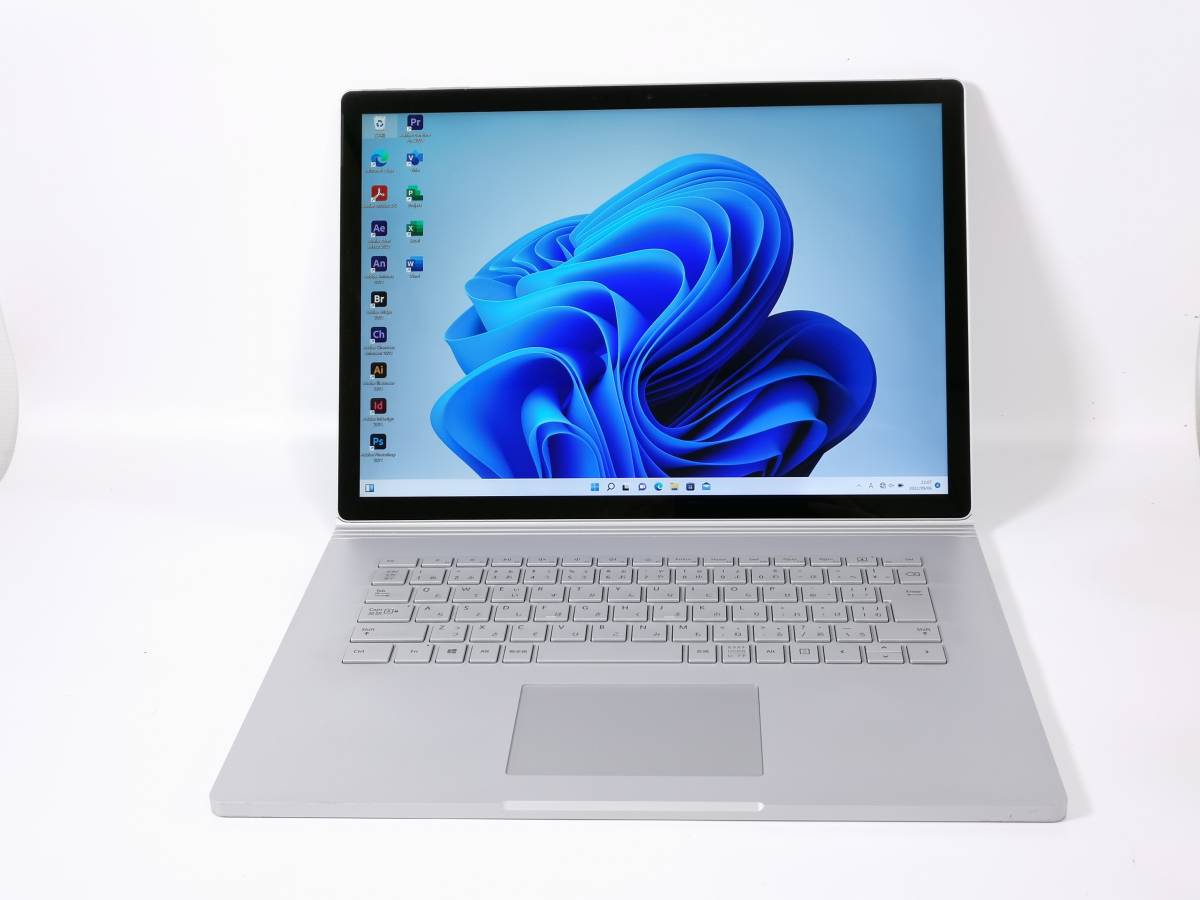 【目立った傷や汚れなし】Surface Book 2 15.0型 / Microsoft / Core i7 8650U 1.90GHz ...