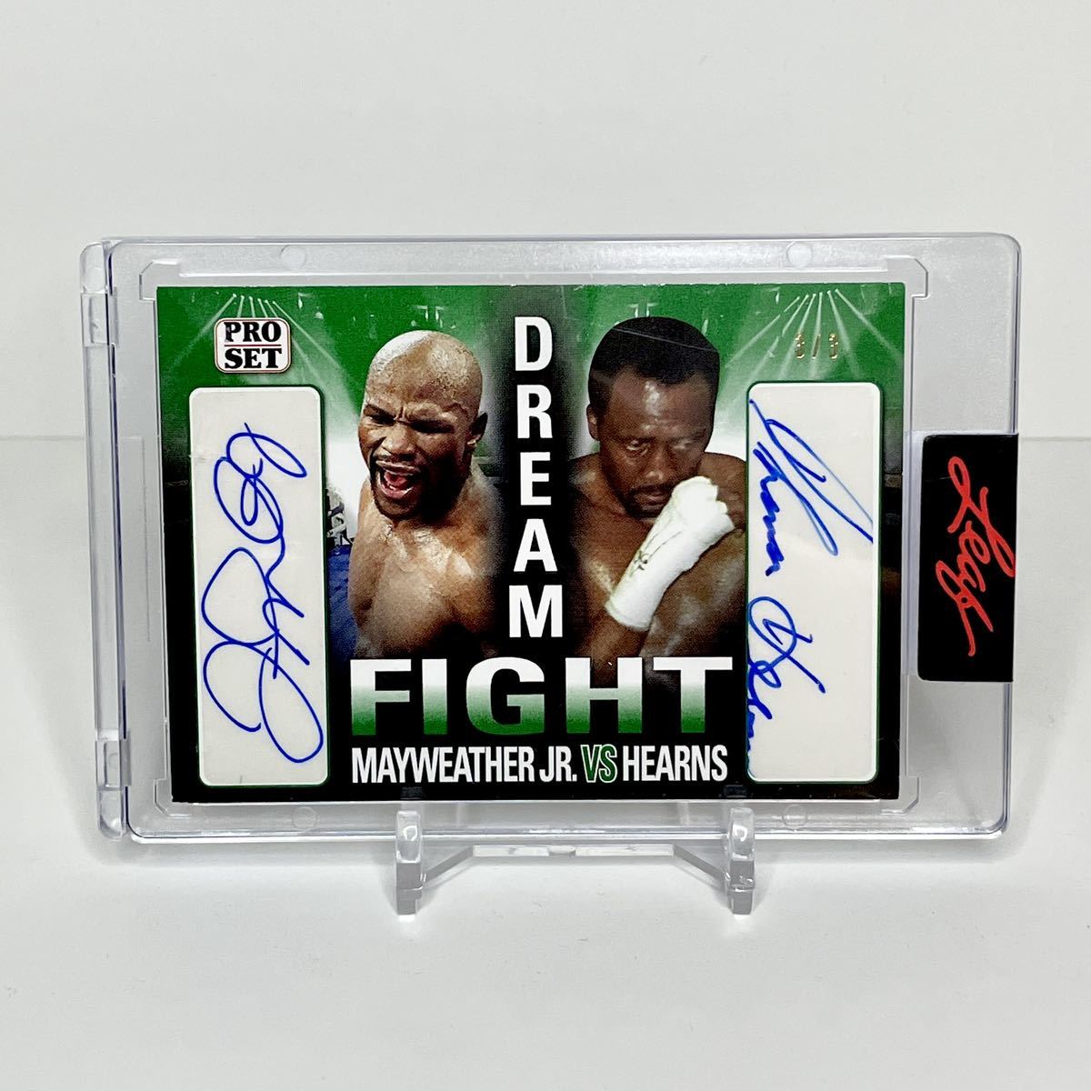 【目立った傷や汚れなし】★世界3枚限定★2022 Leaf Pro Set Floyd Mayweather Jr. & Tommy ...