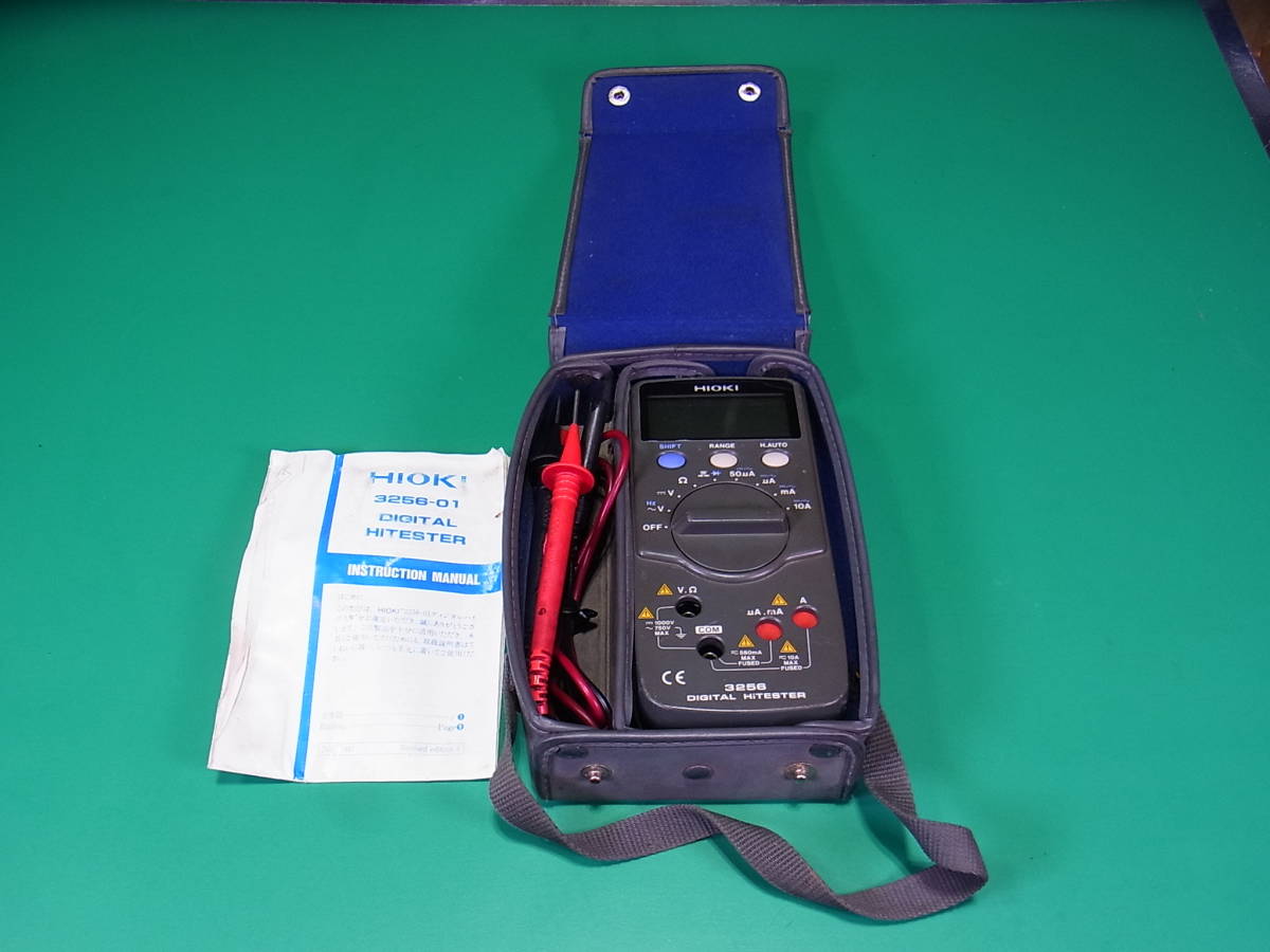 【傷や汚れあり】 【即決】HIOKI DIGITAL HiTESTER 3256 通電確認OKなUSED品！（通電確認のみ動作保証なし）の落札 ...