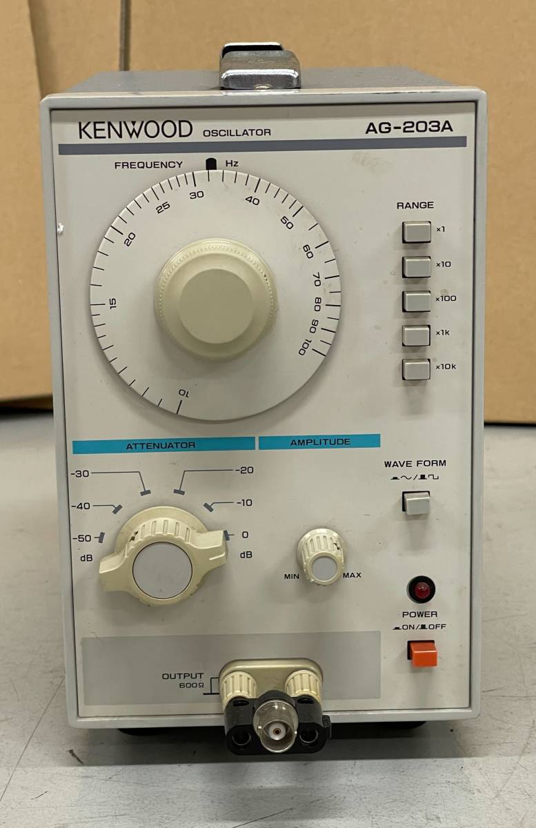 【やや傷や汚れあり】KENWOOD AG-203A オシレーター OSCILLATOR 発振器の落札情報詳細 - ヤフオク落札価格検索 オークフリー
