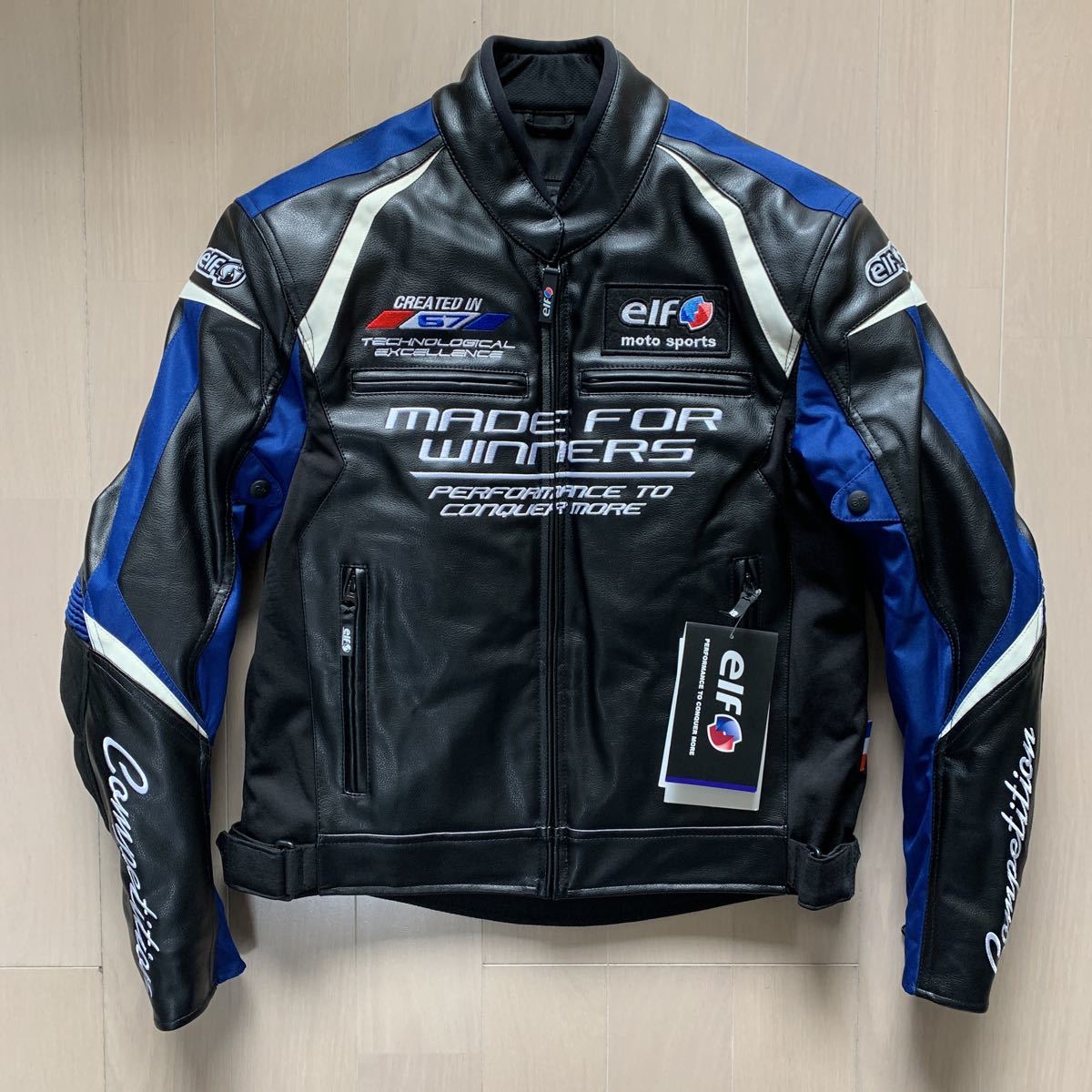 【未使用】elf エルフ エボルツィオーネPUレザージャケット EJ-W108 BLUE Mサイズ 定価31680円 プロテクターフル装備 A40922-6の落札情報詳細 - ヤフオク落札価格 ...