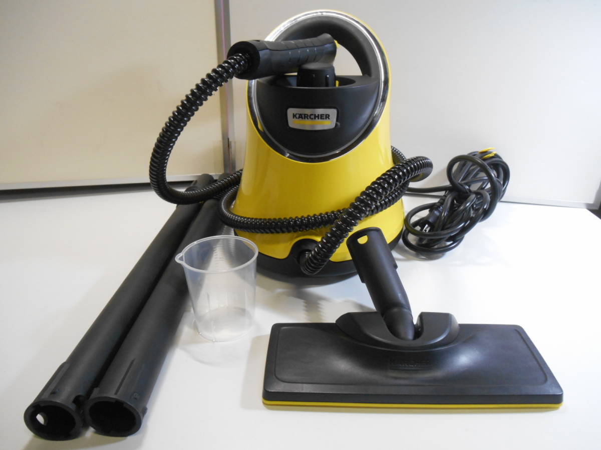 【傷や汚れあり】zh4412【動作品 箱付き】★karcher スチームクリーナー Scjtk20 家庭用 ケルヒャー