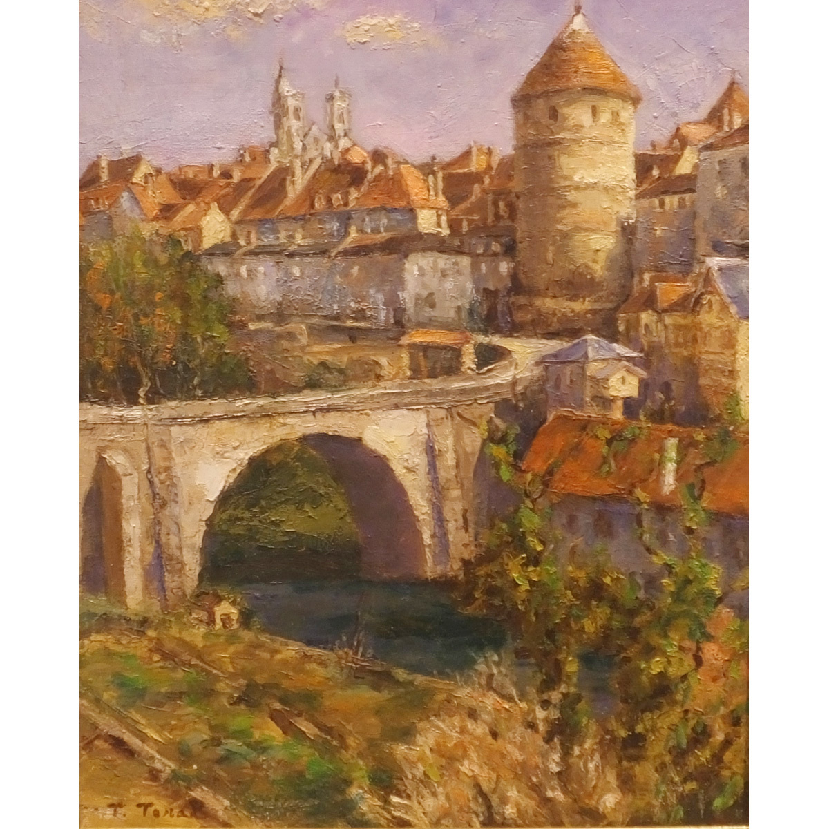 【傷や汚れあり】1円～ おたからや x962 寺井徹 古都陽春（ブルゴーニュ） 油彩F6号 風景画 油絵 原画 の落札情報詳細| ヤフオク落札価格情報 オークフリー