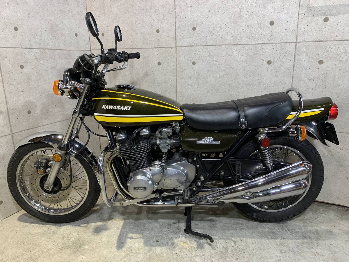 【傷や汚れあり】動画あり Kawasaki Z2 750RS 初年度登録昭和50年5月 タイガー 型式指定・類別区分・枠内記載 横浜 Z2F Z1 FX MK2 W1 SS 旧車 絶版の落札 ...