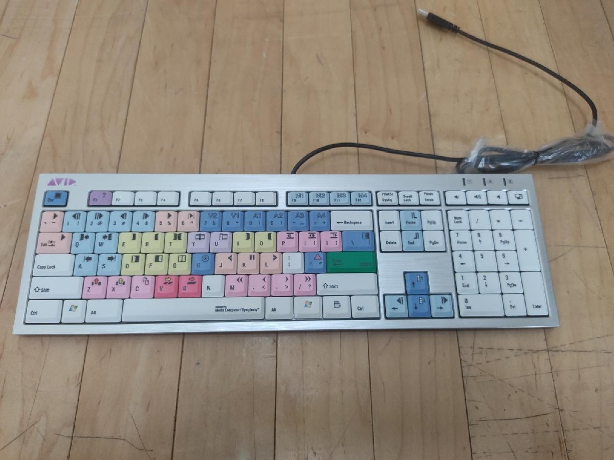 【目立った傷や汚れなし】★AVID用編集キーボードlogickeyboard LXH-JME7596H★USB接続⑦の落札情報詳細 ...