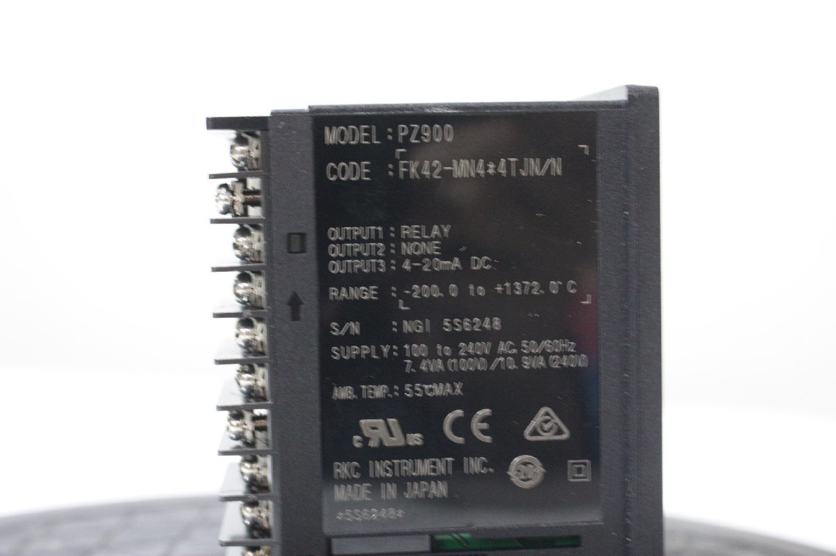 【傷や汚れあり】F3273【中古】RKC INSTRUMENT INC / 理化工業㈱ デジタル指示調節計 PZ900 の落札情報詳細 ...