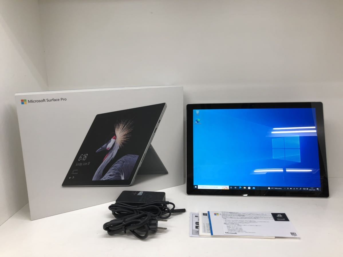 【やや傷や汚れあり】Microsoft Surface Pro 1796 Windows10 Pro Core i5-7300U 2.60GHz 8GB SSD 256GB タブレットPCの ...