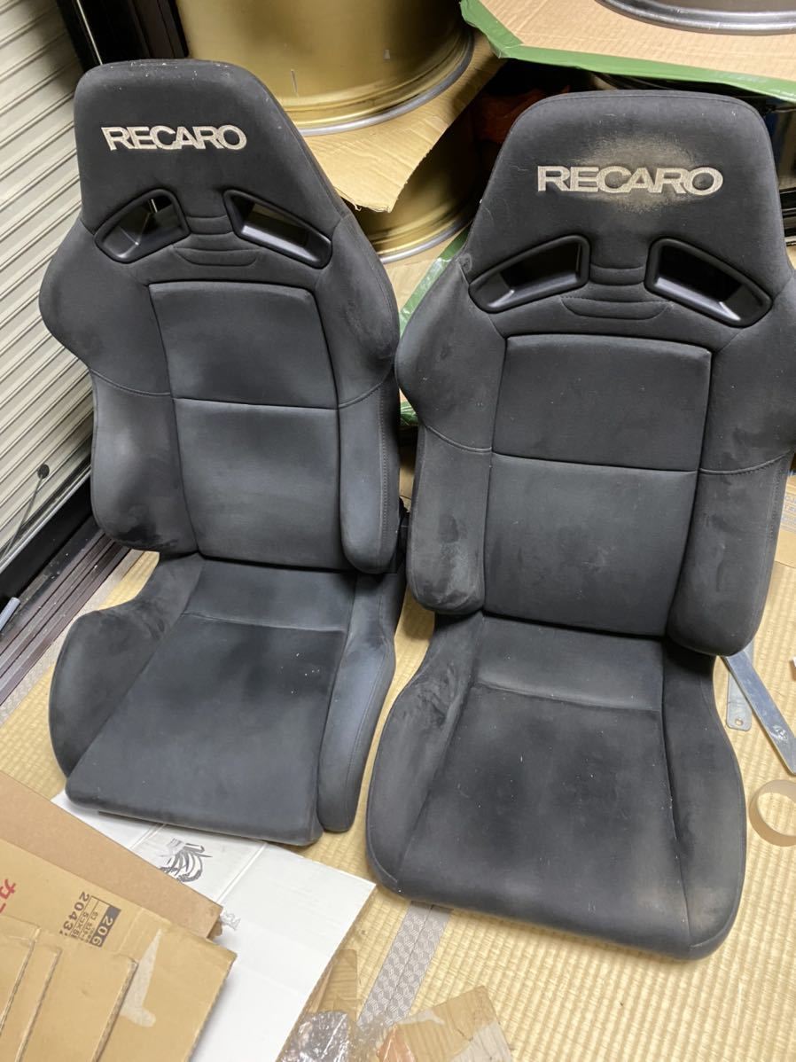 【傷や汚れあり】2脚セット SR-7 SR-7F RECARO カムイ KK セミバケットシート レカロシート 運転席 助手席 黒 ブラックの落札情報詳細 - ヤフオク落札価格検索 オークフリー