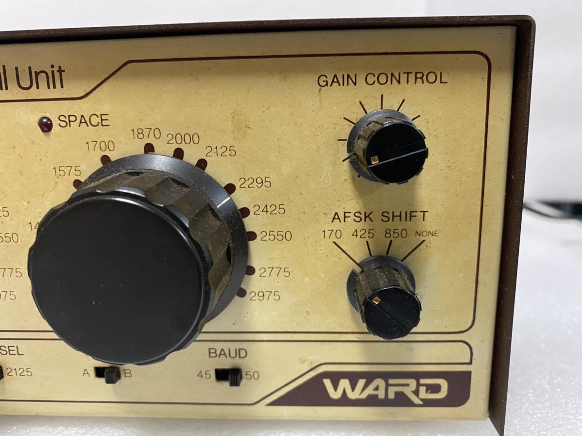 【全体的に状態が悪い】WARD TU-2000 RTTY terminal unitの落札情報詳細 - ヤフオク落札価格検索 オークフリー