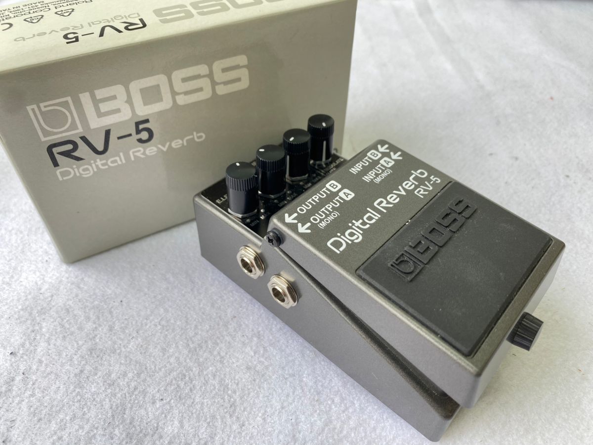 【傷や汚れあり】B004-O19-948 BOSS ボス RV-5 Digital Reverb デジタルリバーブ エレキギター エフェクター ...